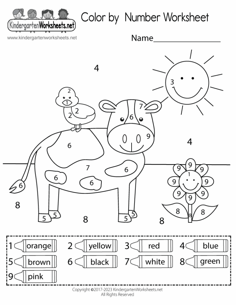 Color Worksheets - Printable Coloring Free