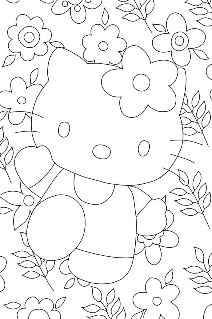 Hello Kitty Coloring Book - Printable Coloring Free