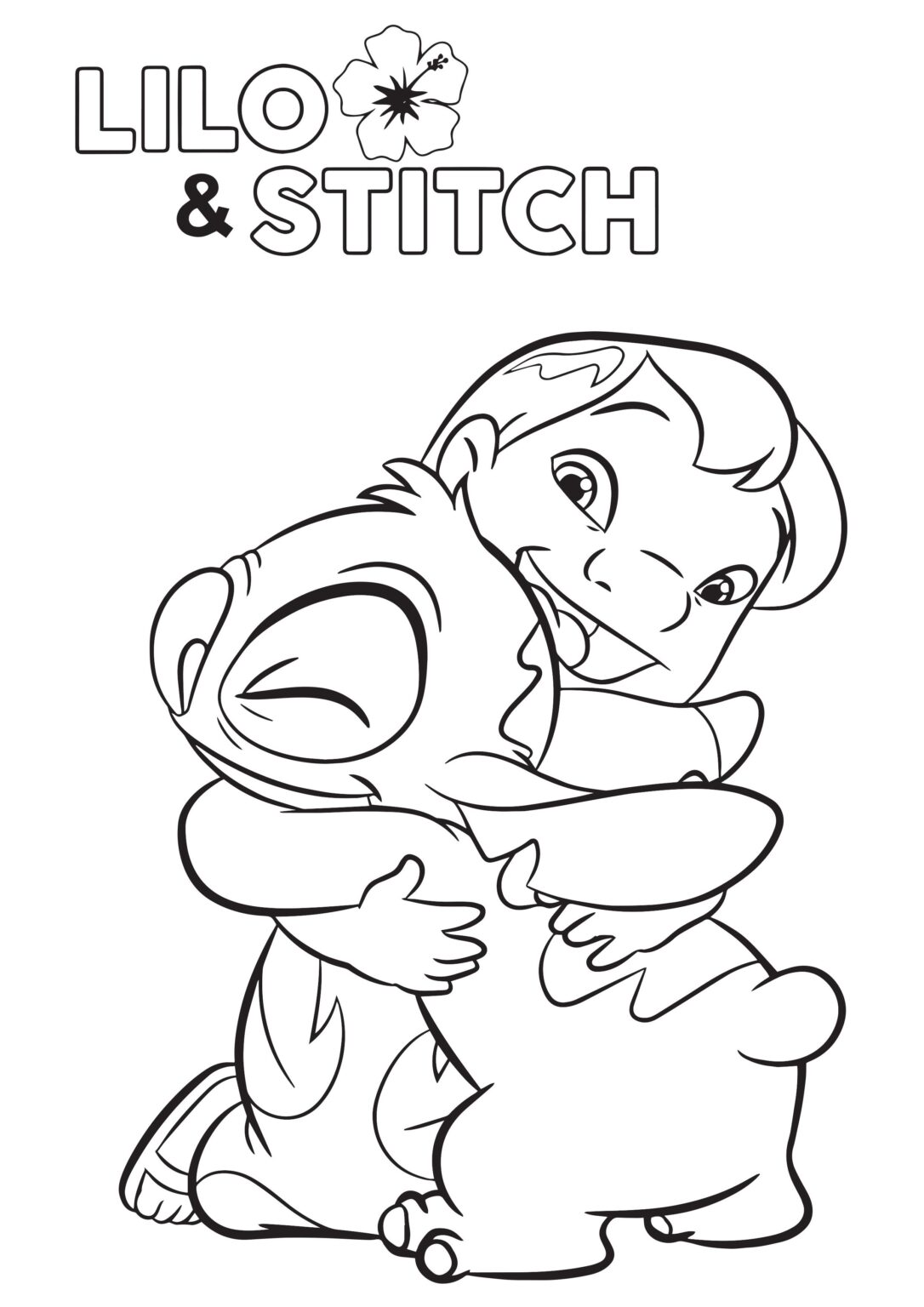 Lilo And Stitch Coloring Pages - Printable Coloring Free