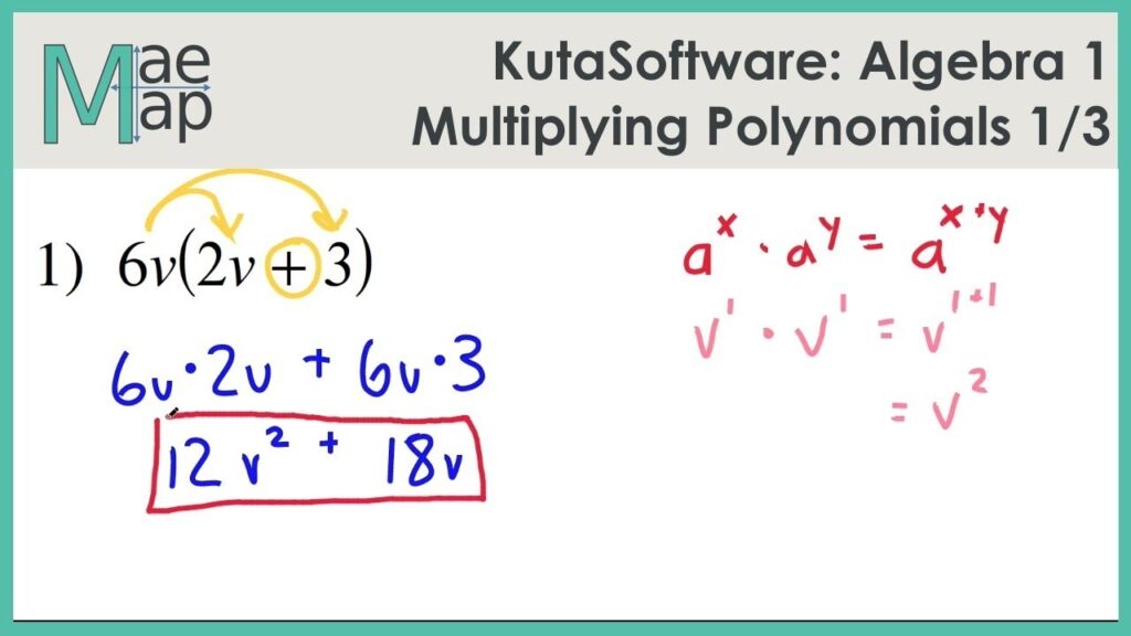 Multiplying Polynomials Worksheet - Printable Coloring Free
