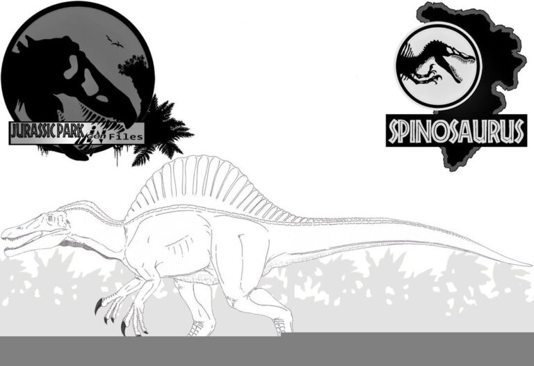 Spinosaurus Coloring Page - Printable Coloring Free