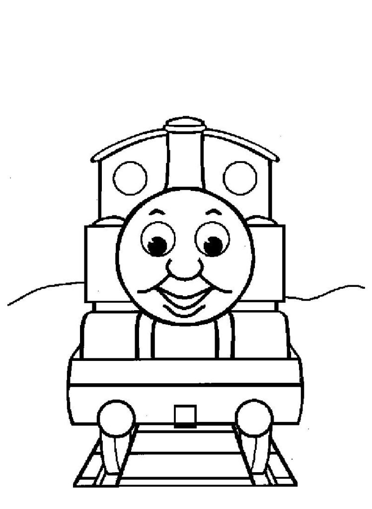 Thomas The Tank Engine Colouring Pages - Printable Coloring Free