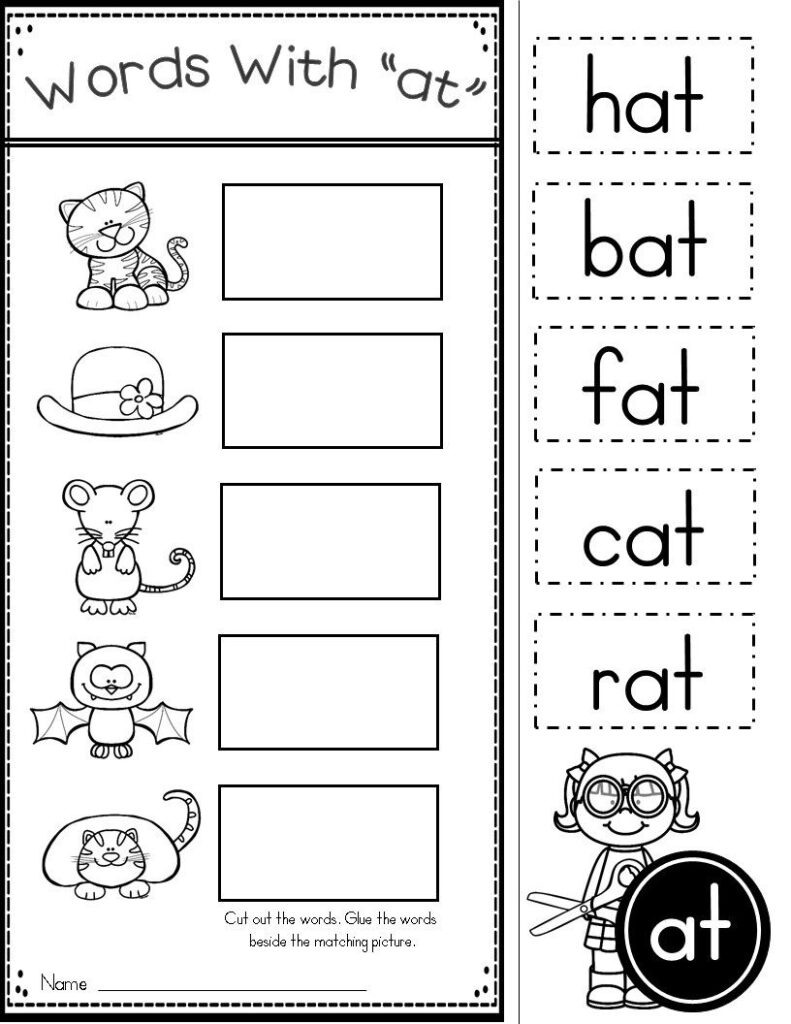 Word Family Worksheets - Printable Coloring Free
